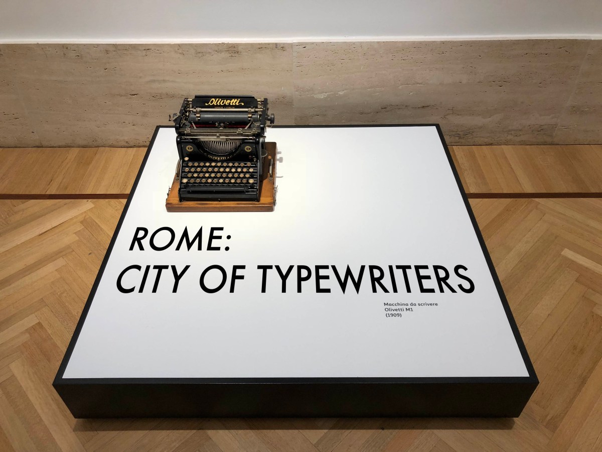 Rome: City of typewriters | The Filthy Platen
